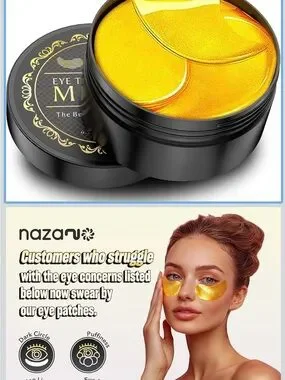 Nazaru | Accessories | Nwt Nazaru Gold Eye Gel Patches Brightening ...